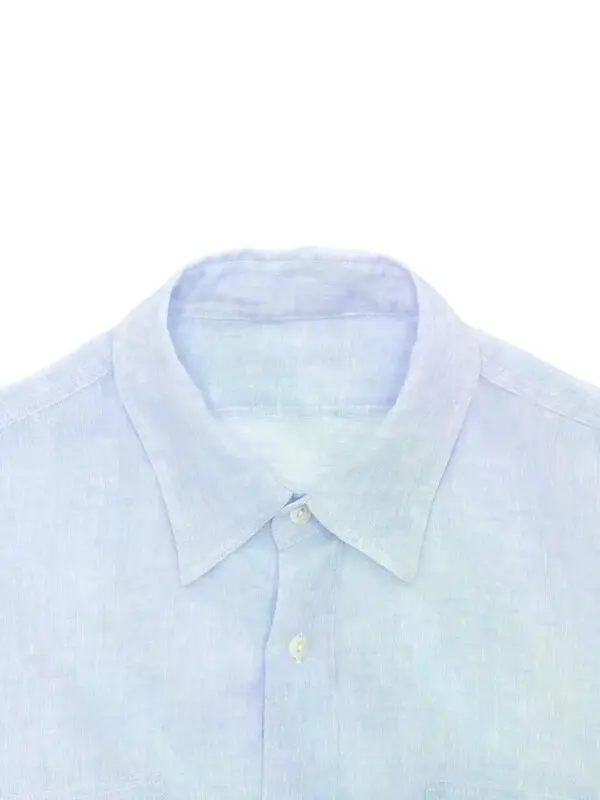 FORTELA Work Patch-pockets Linen Shirt