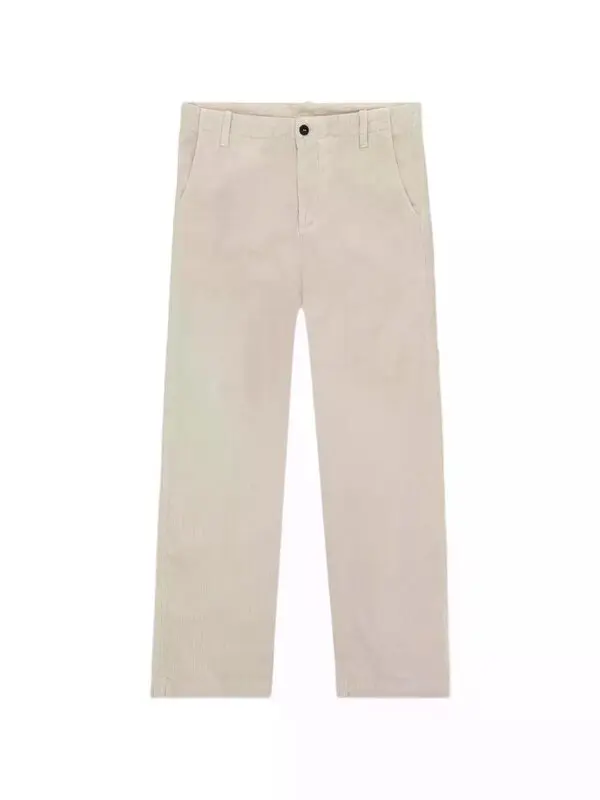 FORTELA Corduroy Texture Straight-leg Trousers
