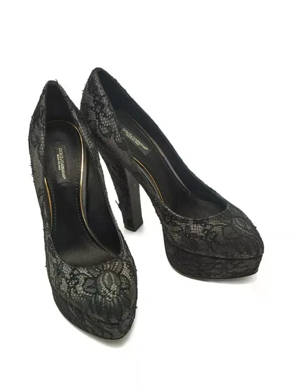Dolce & Gabbana Platform Mesh Pumps
