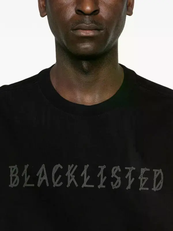 44 LABEL GROUP Blacklisted Crew-neck T-shirt - Black