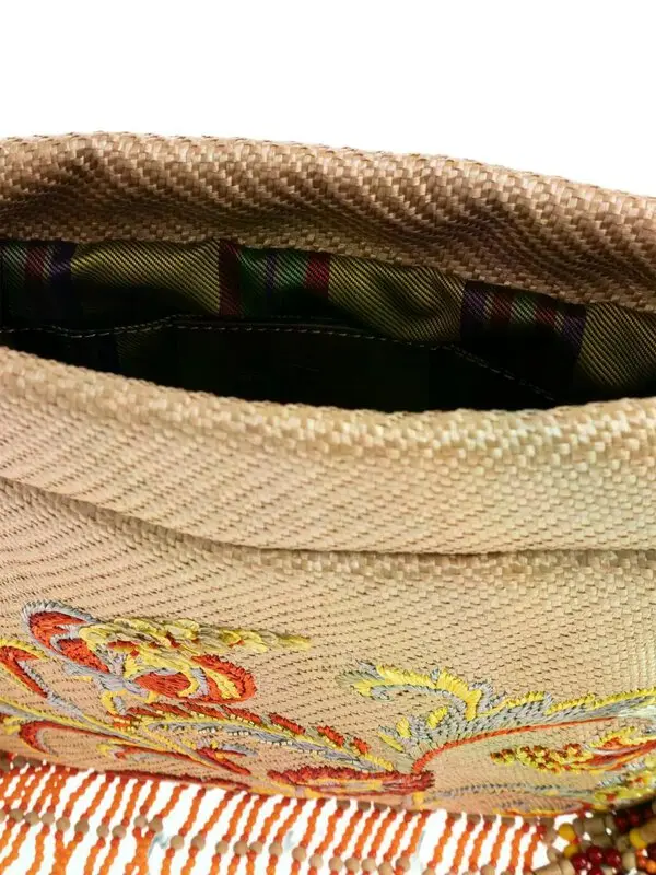 Etro Small Kalispera Embroidered Tote Bag - Neutrals