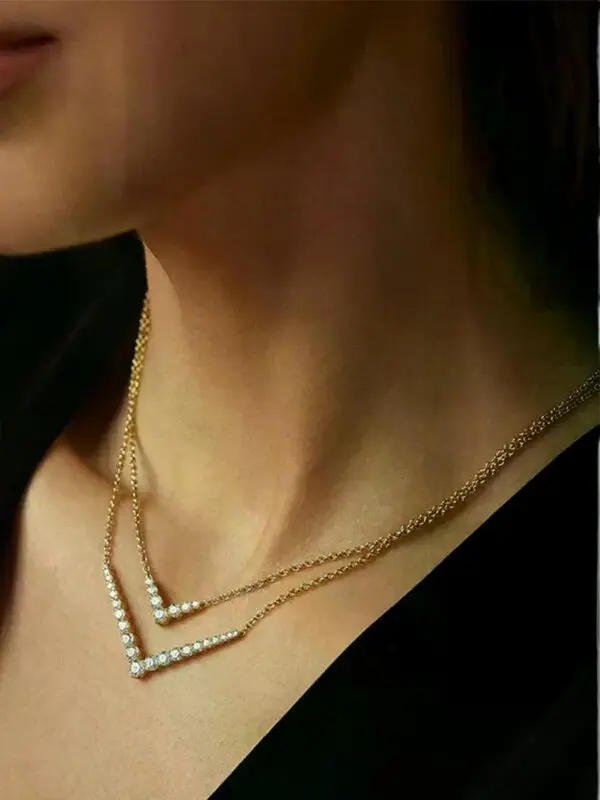 Melissa Kaye Aria Diamond Necklace