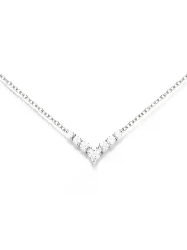 Melissa Kaye Aria Diamond Necklace - Silver