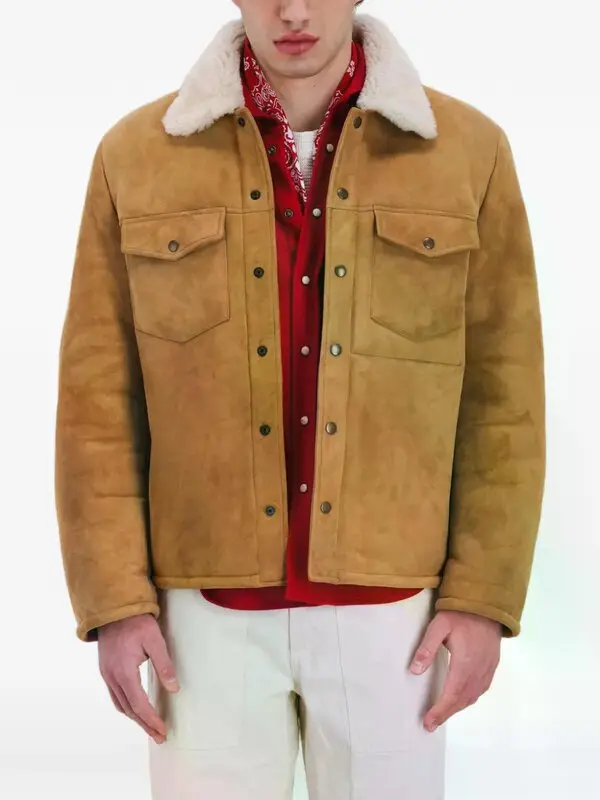 FORTELA Shearling Patch-pocket Jacket