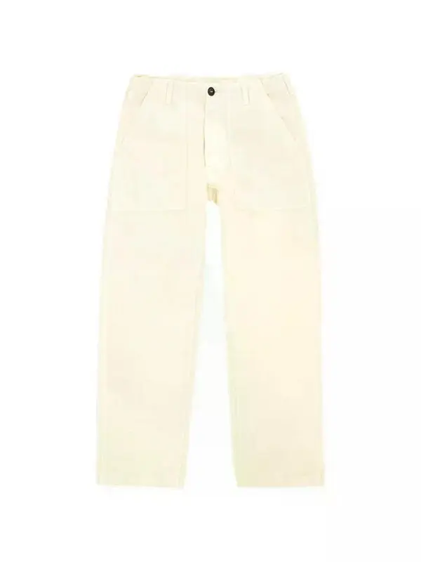 FORTELA Patch-pocket Linen Trousers