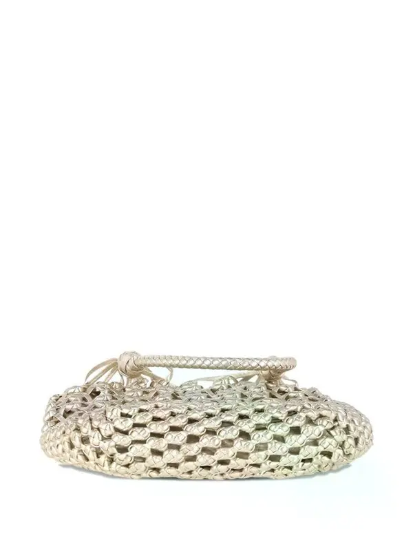 Miu Miu Woven Leather Tote Bag