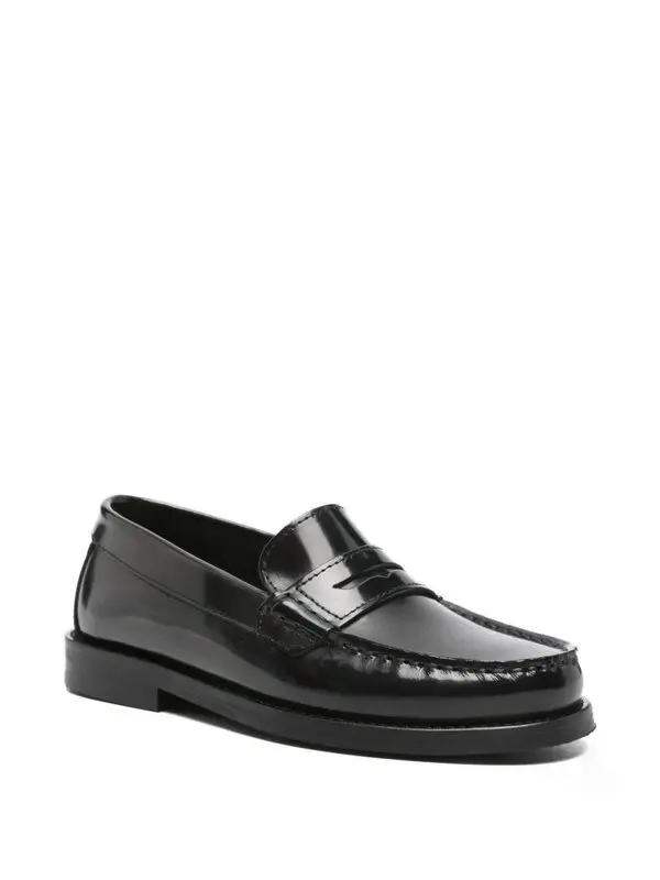 VINNY'S Frankie Leather Penny Loafers