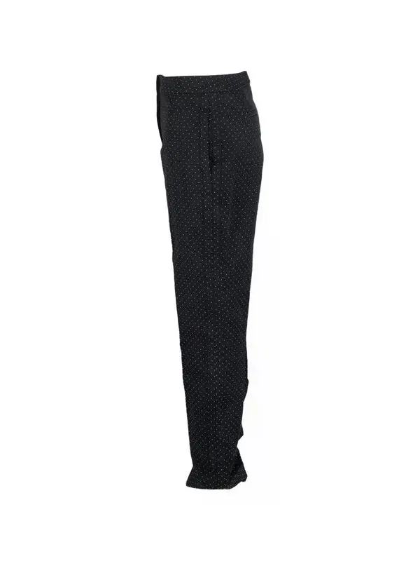 Erdem Polka-dot High-waisted Trousers