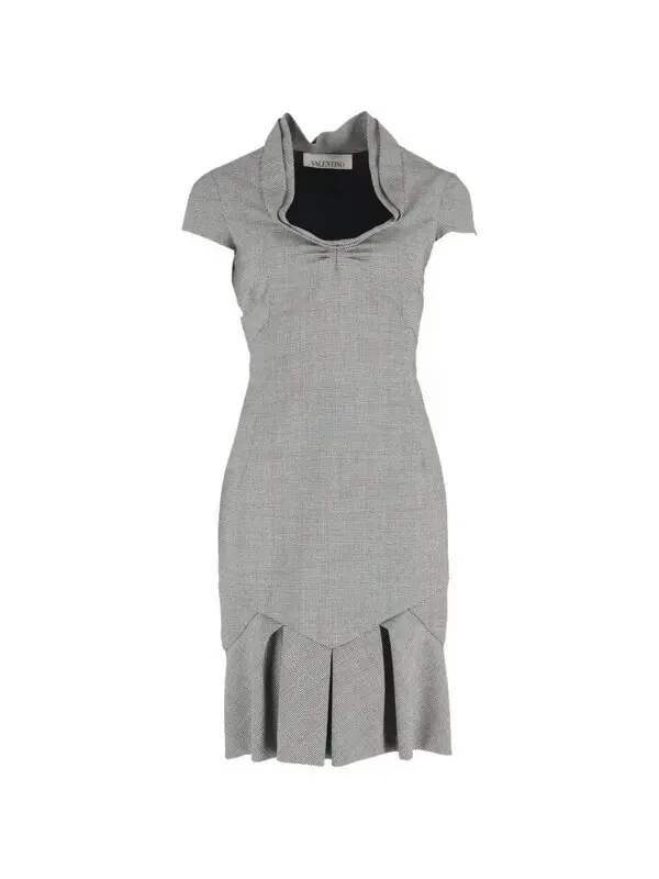 Valentino Garavani Short-sleeve Midi Dress - Grey