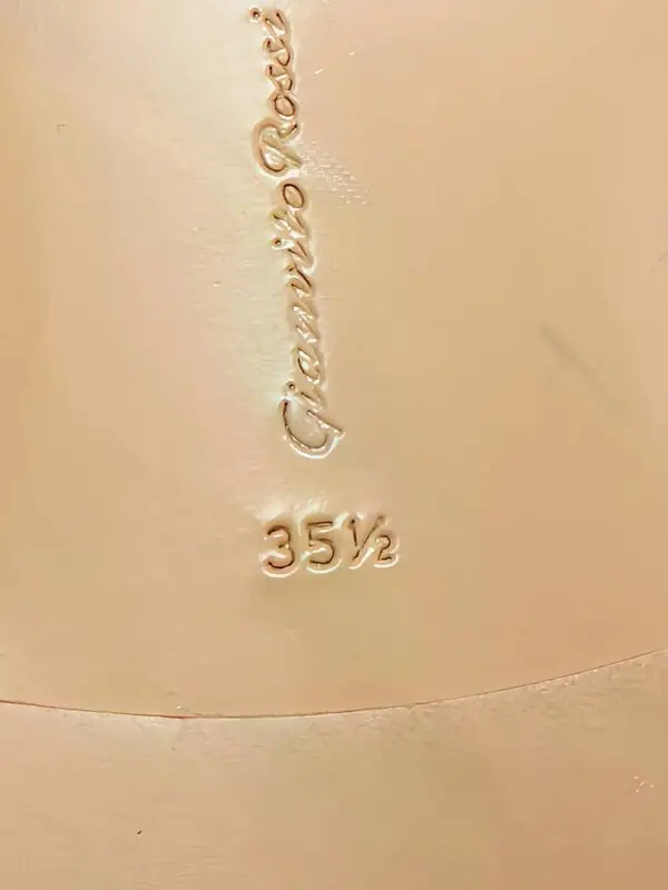 GIANVITO ROSSI Bijoux Leather Flat Sandals - Brown
