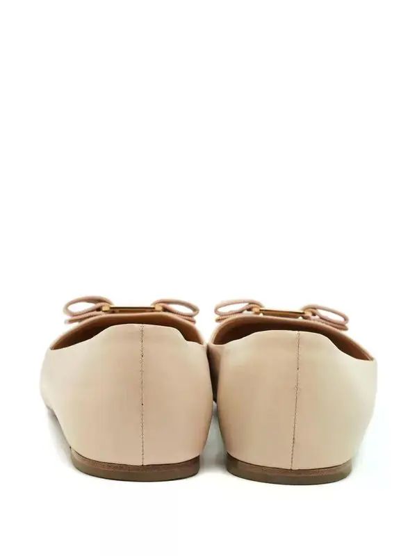 FERRAGAMO Vara Bow Ballet Flats - Neutrals