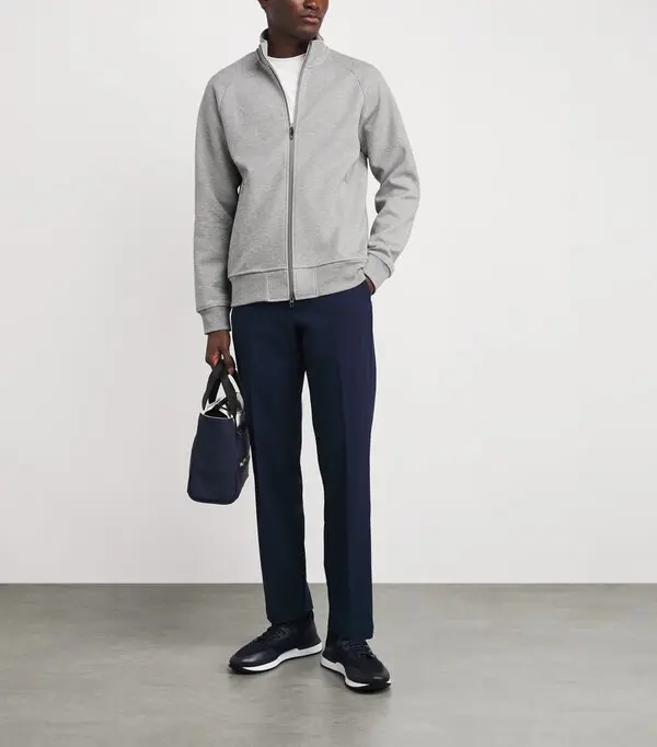 Rlx Ralph Lauren Double-knit Zip-up Jacket