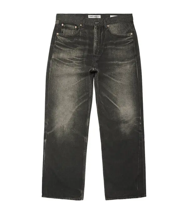 Our Legacy Third Cut Trompe-l'oeil Jeans - Black