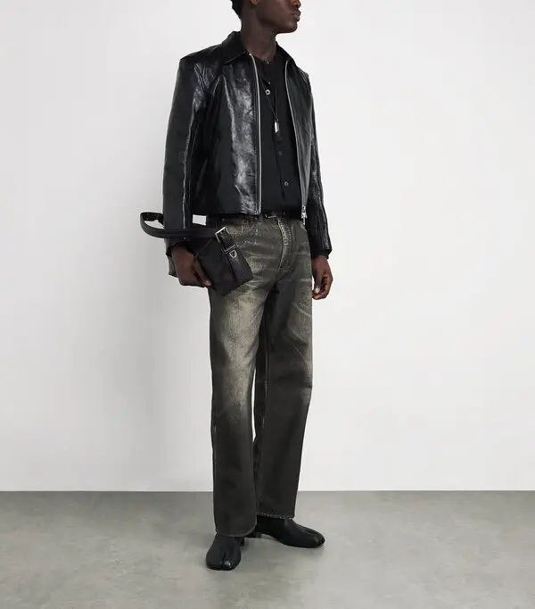 Our Legacy Third Cut Trompe-l'oeil Jeans - Black