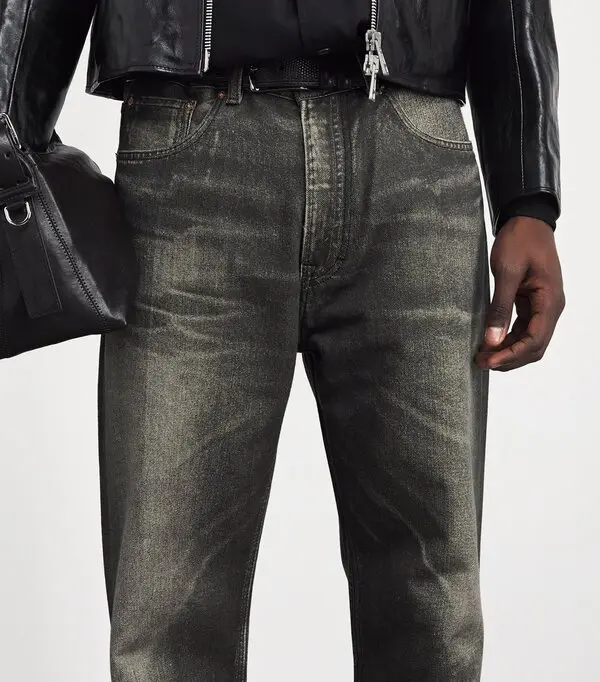 Our Legacy Third Cut Trompe-l'oeil Jeans - Black