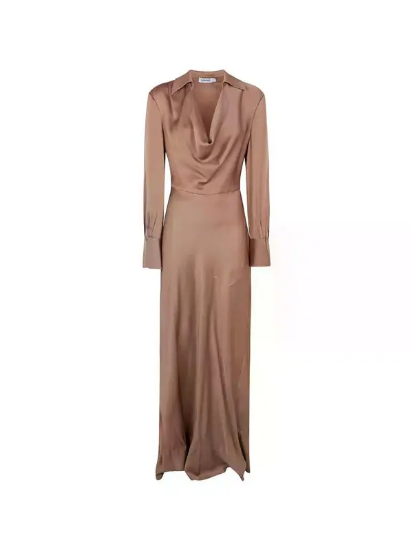 Simkhai Adelle Long-sleeved Maxi Dress - Neutrals