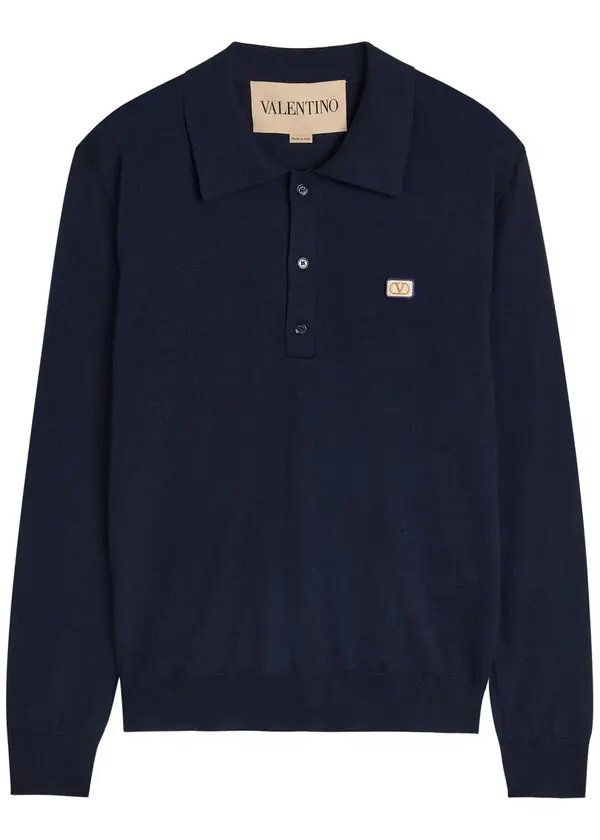 Valentino Garavani Wool Polo Shirt