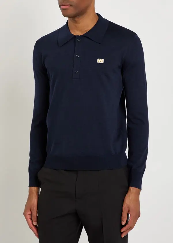 Valentino Garavani Wool Polo Shirt