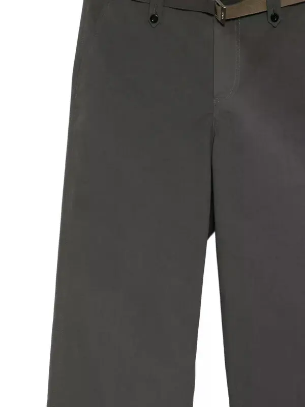 Sacai Belted Trousers - Green