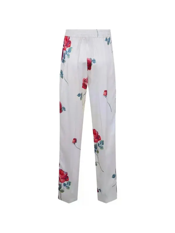 N°21 Floral Print Elasticated Waist Trousers