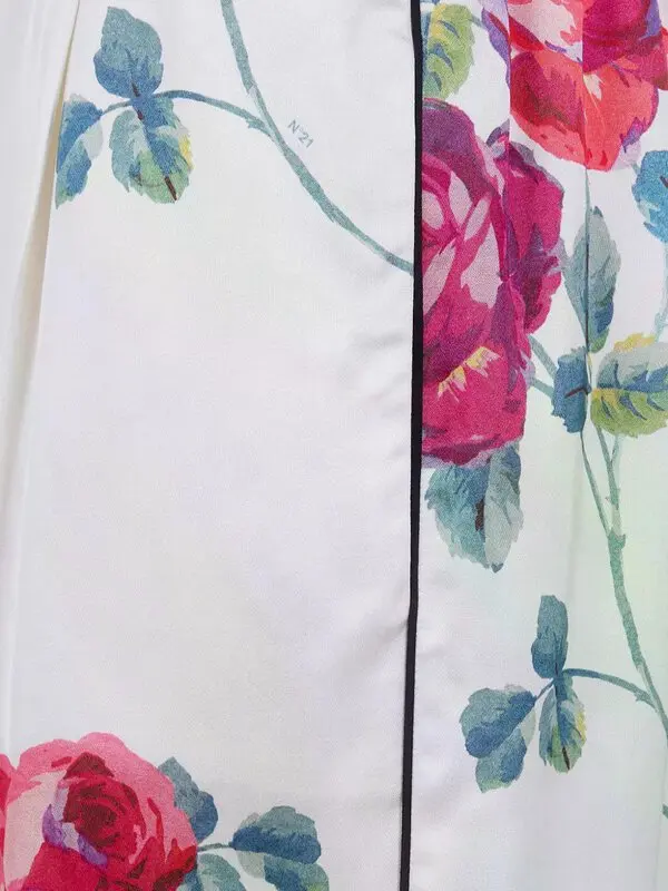 N°21 Floral Print Elasticated Waist Trousers