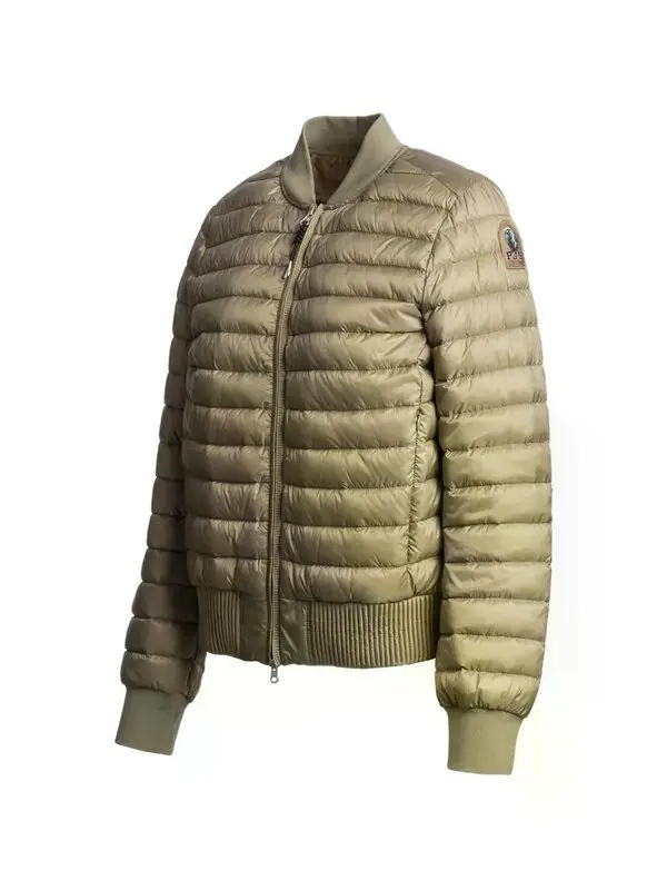 PARAJUMPERS Leila Ribbed Bomber Jacket - Neutrals