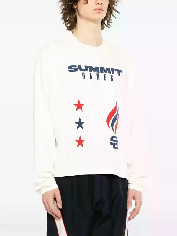 SUMMER GAMES Summit Games Printed Long Sleeve T-shirt