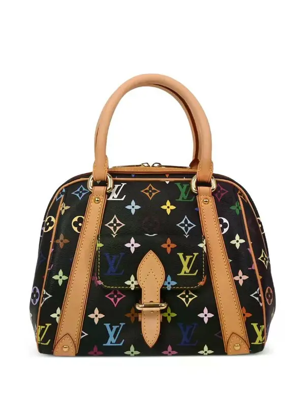 LOUIS VUITTON Priscilla Monogram Handbag - Black