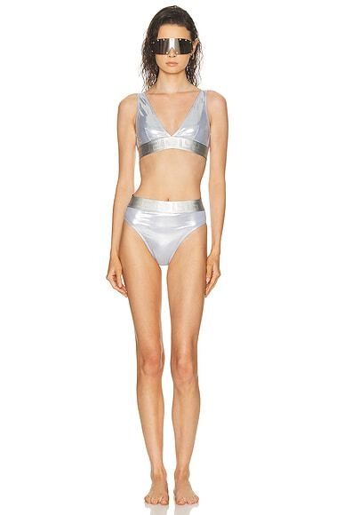 Versace High Waisted Bikini Bottom