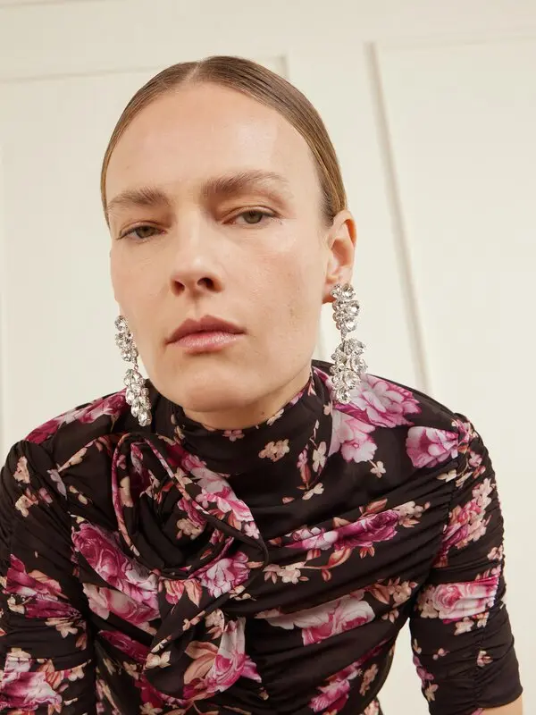 Magda Butrym Crystal Drop Earrings