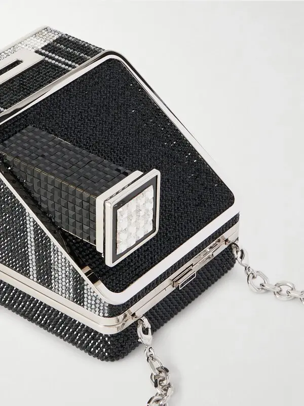 Judith Leiber Crystal-embellished Camera Clutch