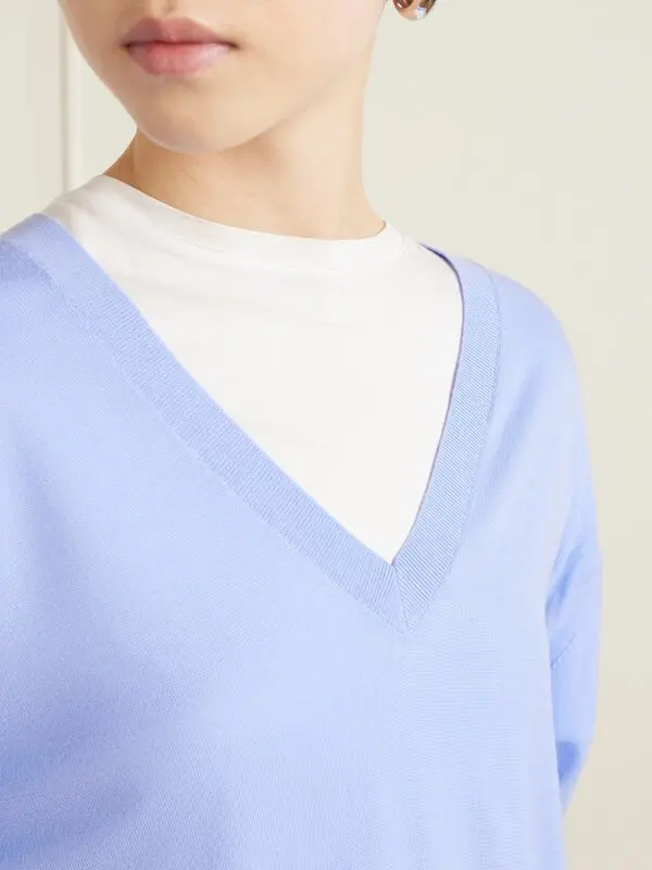 Maria Mcmanus Merino Wool V-neck Sweater