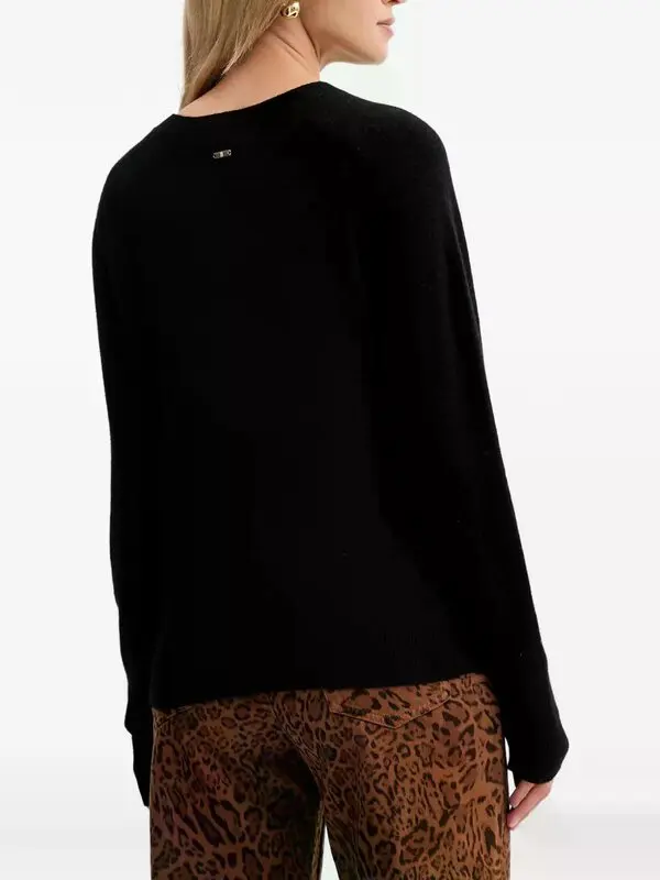 FRACOMINA Round Neck Long Sleeve Sweater