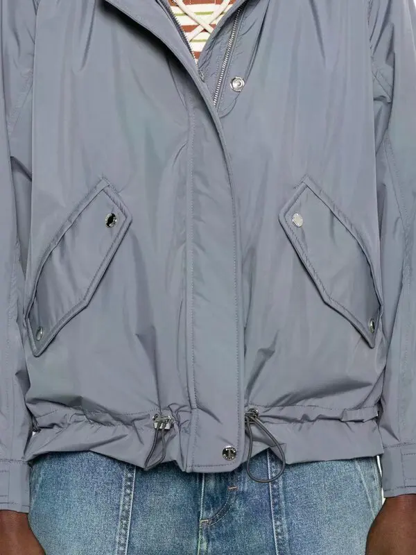 MOORER Hooded Jacket With Patch Pockets