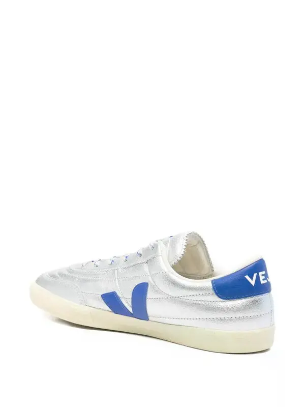 VEJA Panenka Panelled Lace Up Sneakers - Silver