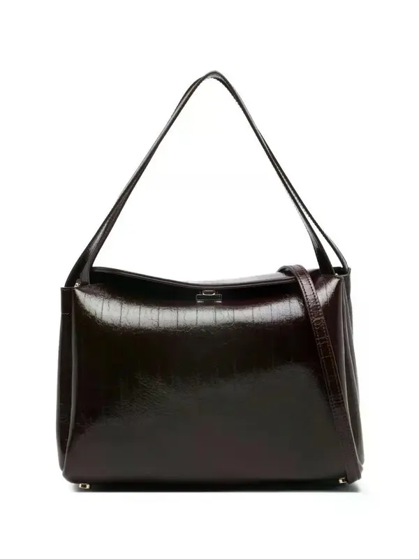 THEMOIRE Concealed-fastening Tote Bag - Brown