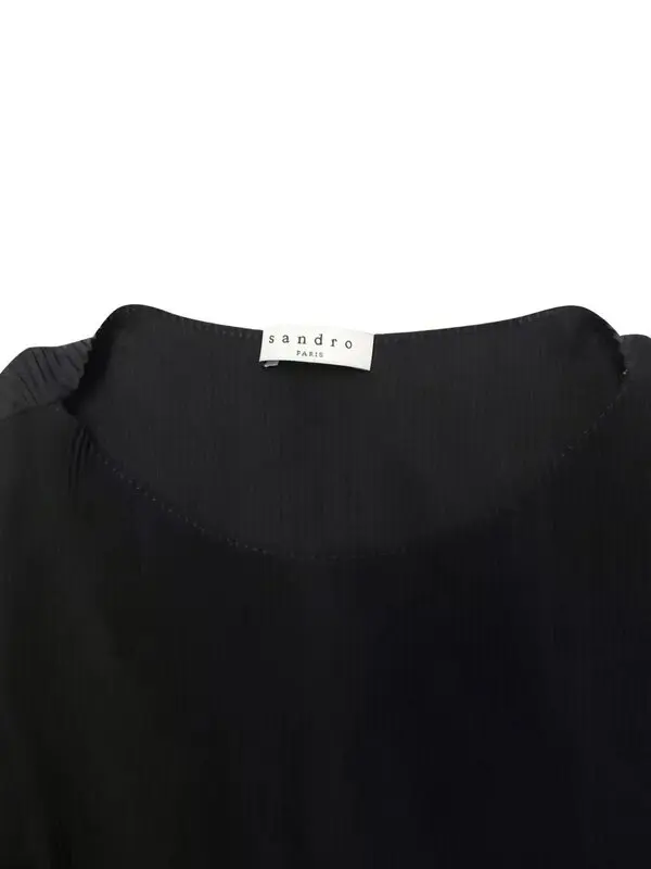 Sandro Pleated-detail Dress