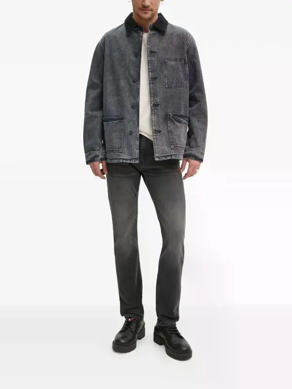 PURPLE BRAND Corduroy Collar Buttoned Jacket