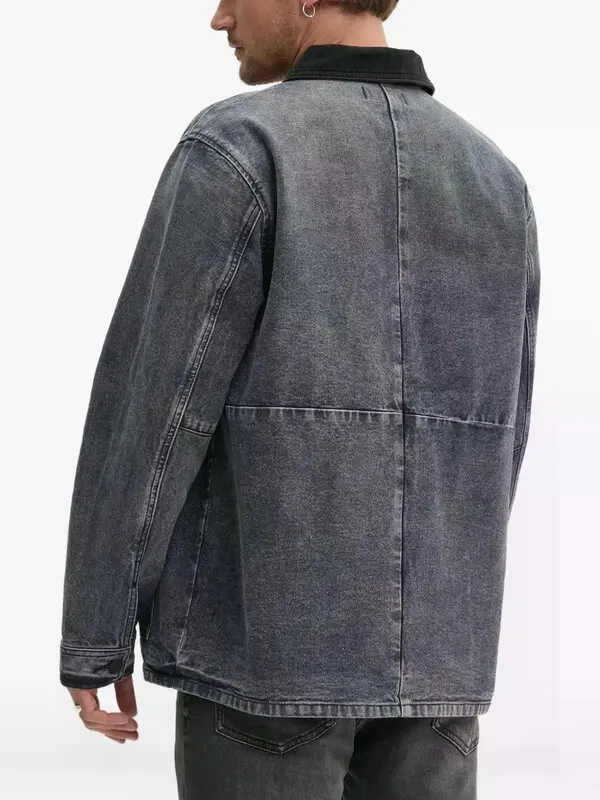 PURPLE BRAND Corduroy Collar Buttoned Jacket