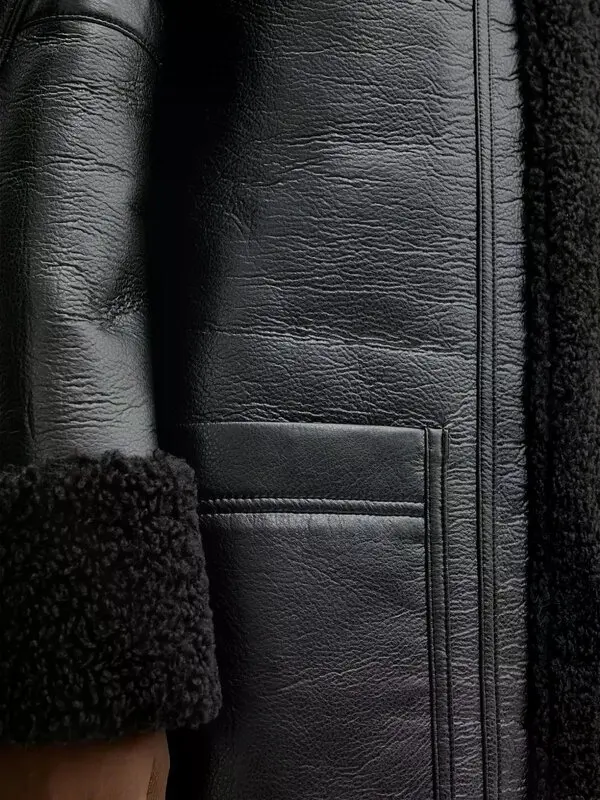 Iceberg Faux-fur Collared Coat
