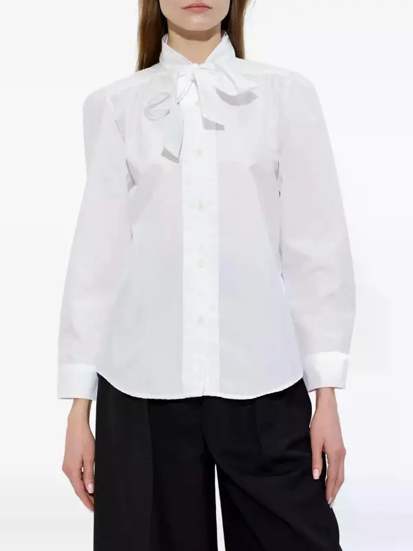R13 Tie-detail Long-sleeve Shirt