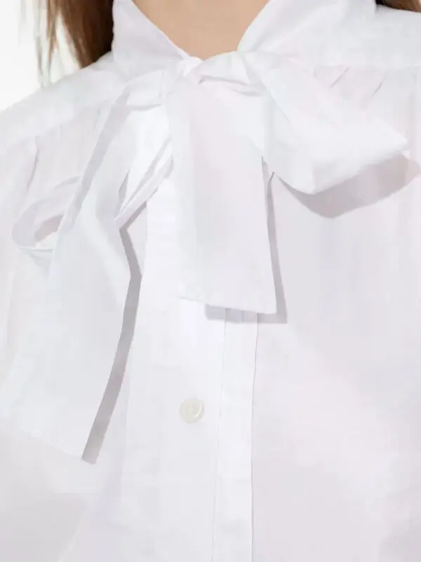 R13 Tie-detail Long-sleeve Shirt