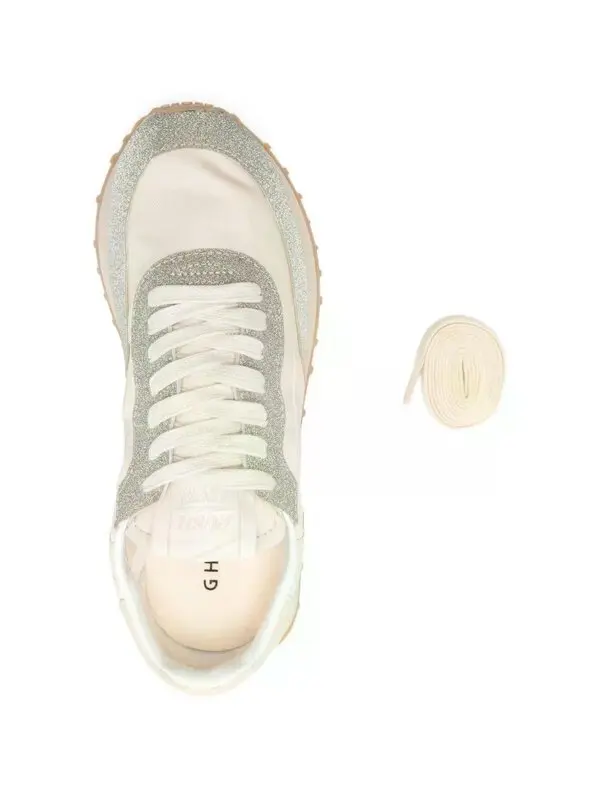 GHOUD VENICE Rush Glitter Detail Lace-up Sneakers