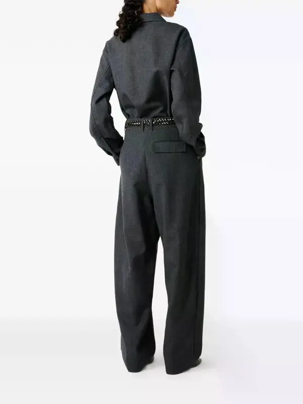 Studio Nicholson Half-placket Drop-shoulder Shirt