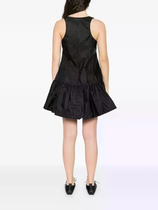 Simone Rocha Sleeveless Scoop Neck Peplum Mini Dress