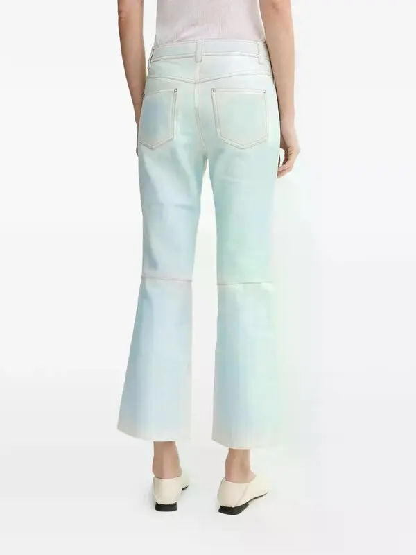 STAND STUDIO Michaela Belt-loop Leather Trousers
