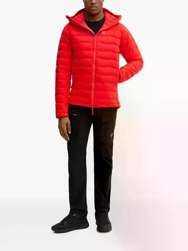 HAGLOFS Hooded Zip Jacket With Quilted Detail