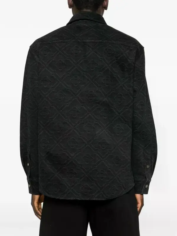 Casablanca Monogram Denim Shirt