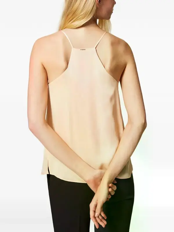 TWINSET Spaghetti Strap V-neck Top
