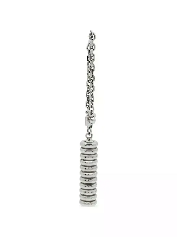 Saint Laurent Tone Keychain - Silver